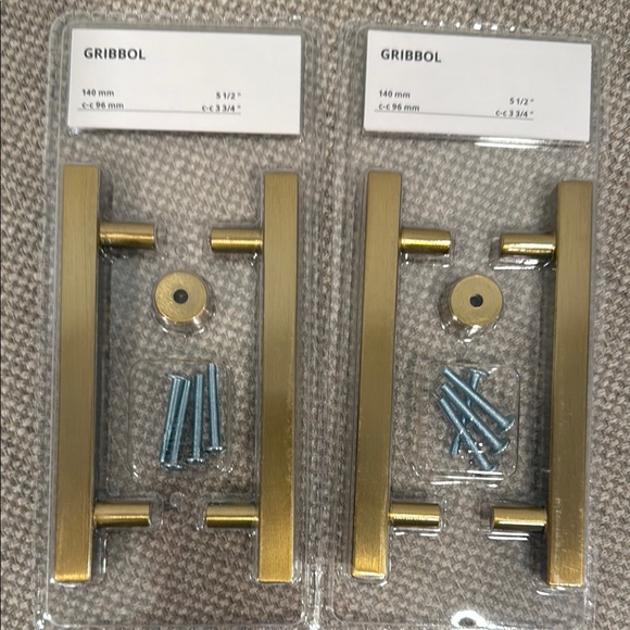 IKEA | Bath | Ikea Gribbol Gold Brass Handles | Poshmark